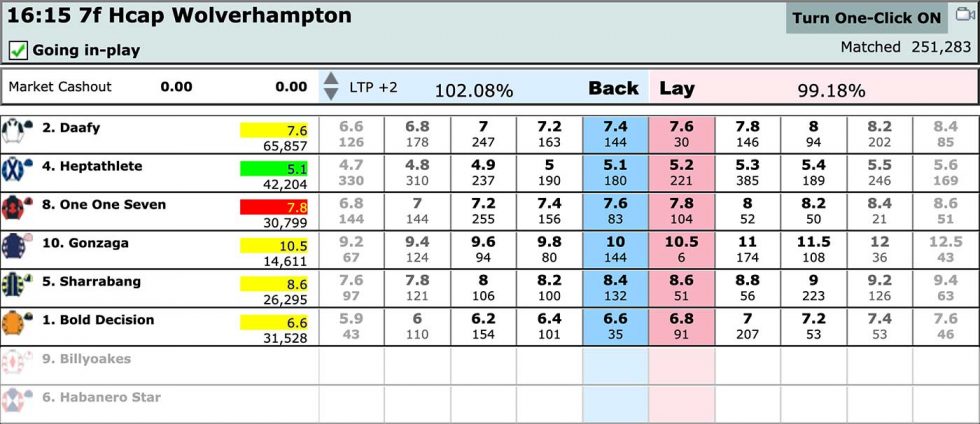 BetTrader User Manual: Grid Overview